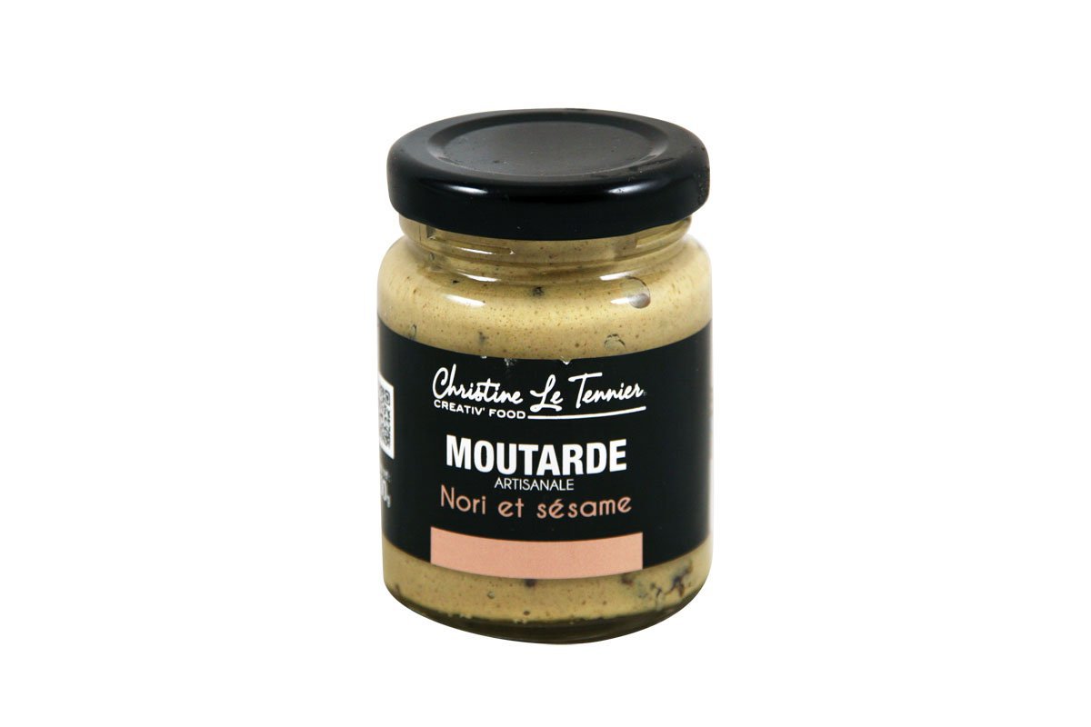 Moutarde artisanale aux Nori et au sésame - 100 g